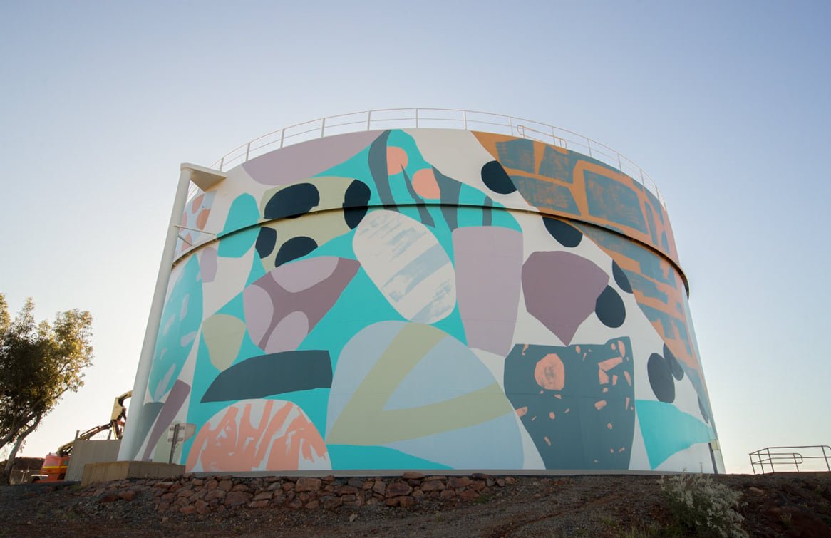 Karratha Water Tank Art