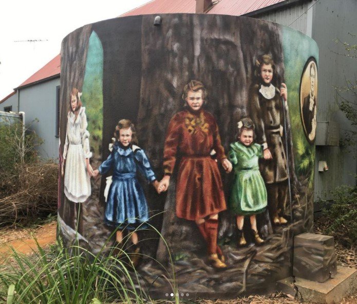 Kinglake West Water Tank Art