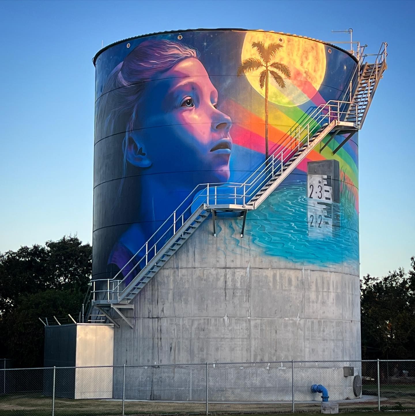 Lawrence Water Tower Art