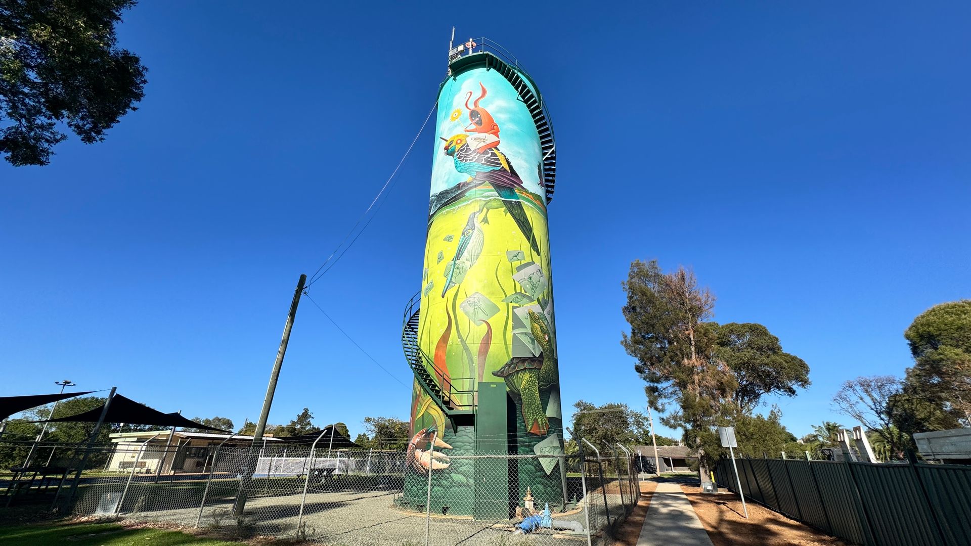 Mathoura, Water Tower Art