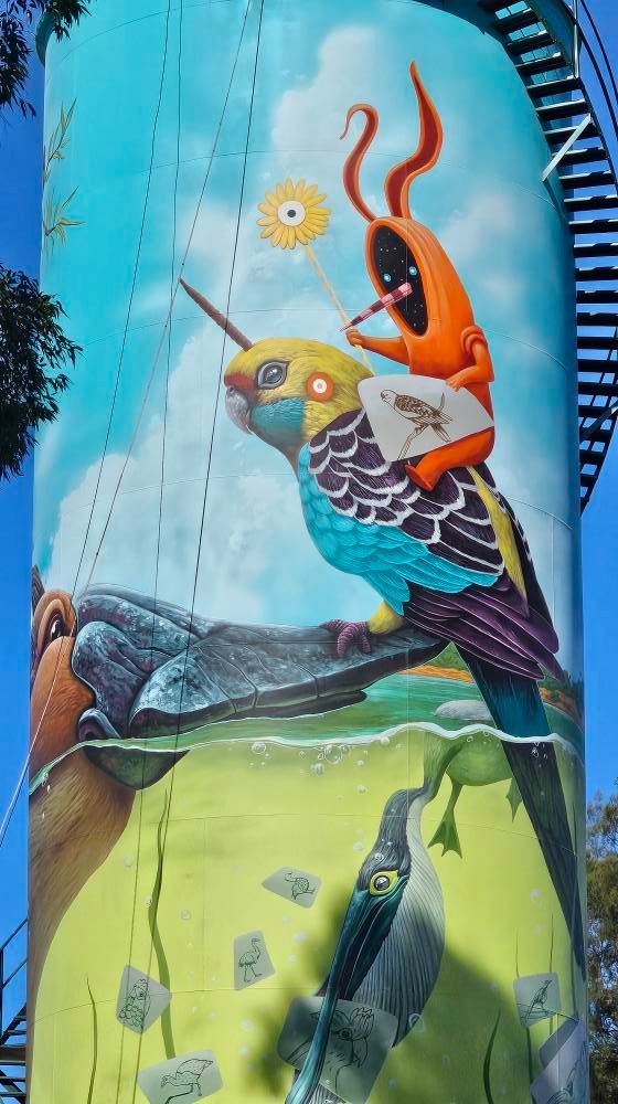 Mathoura, Water Tower Art