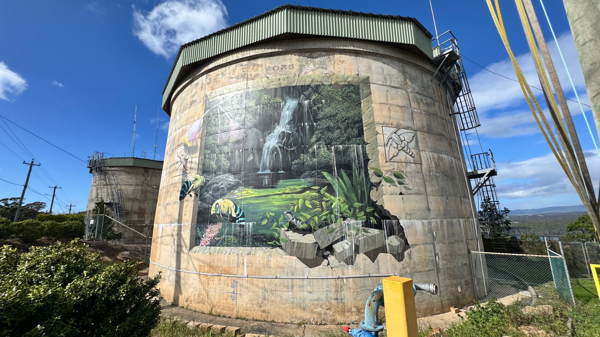 Merimbula Water Tank Art