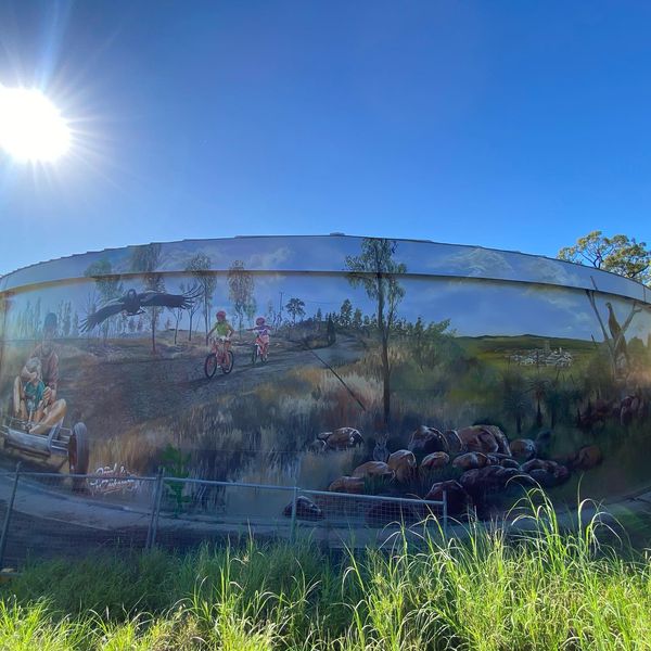 Middlemount Water Tank Art