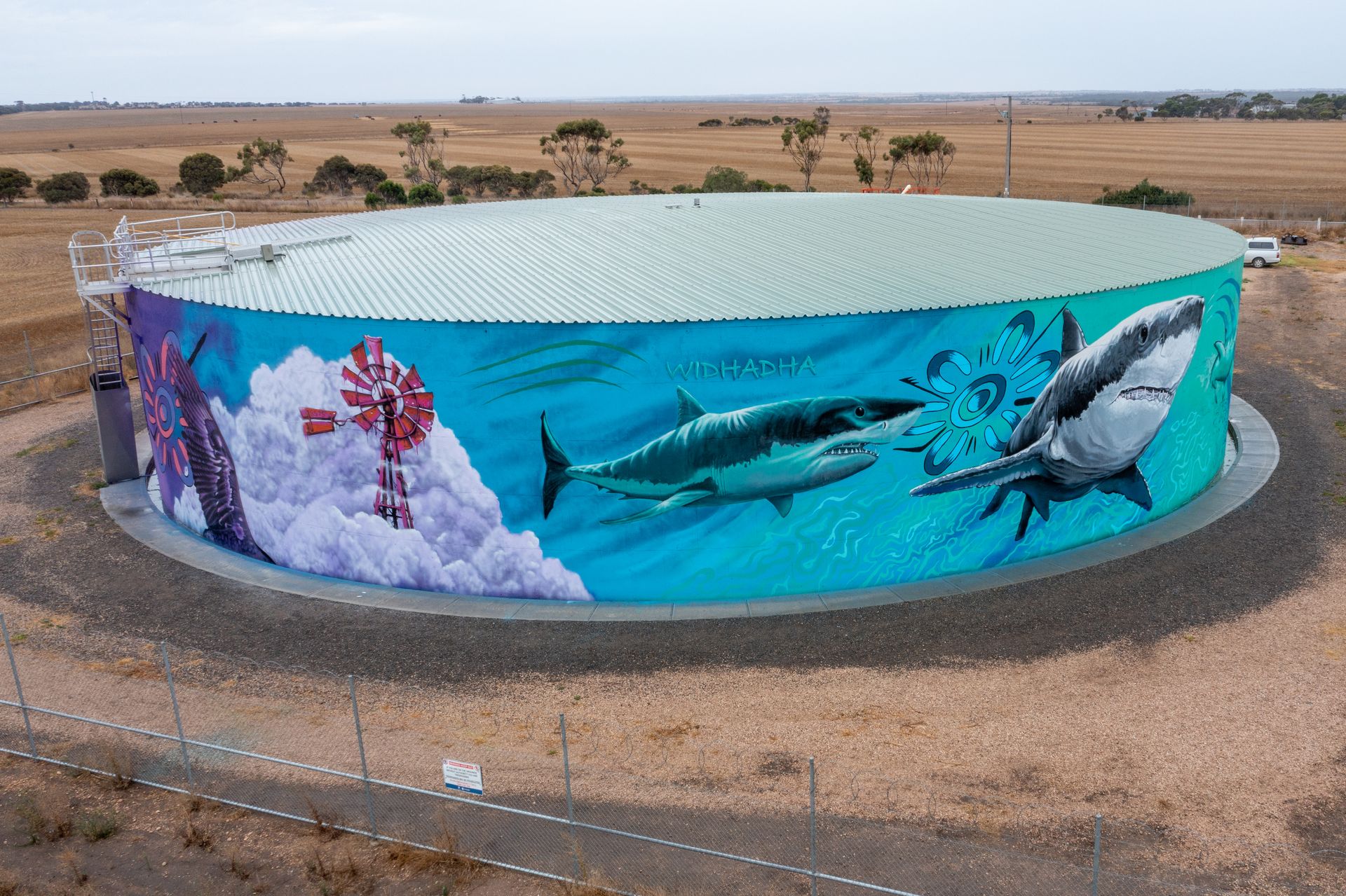 South Australian Water Tower Art Locations