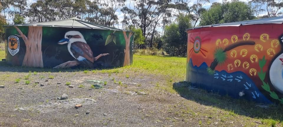 Mount Banks Water Tower Art
