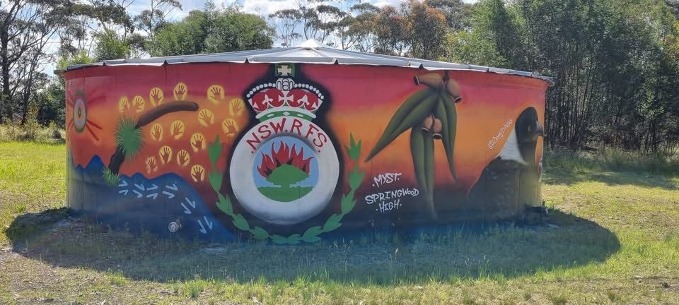 Mount Banks Water Tower Art