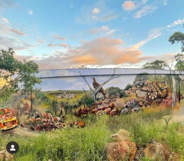 Middlemount Water Tank Art