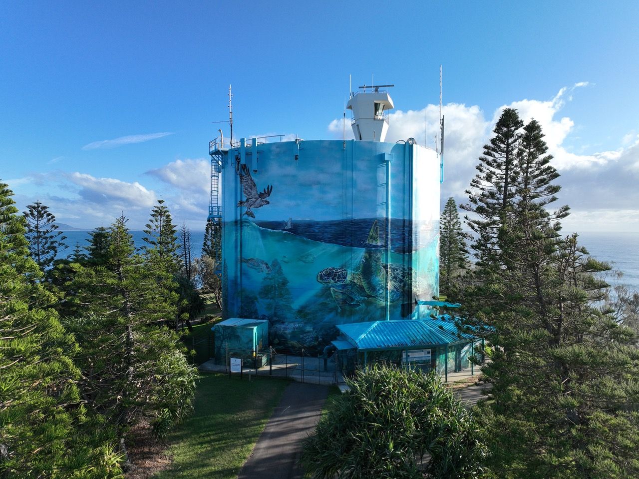 Point Cartwright Water Tank Art