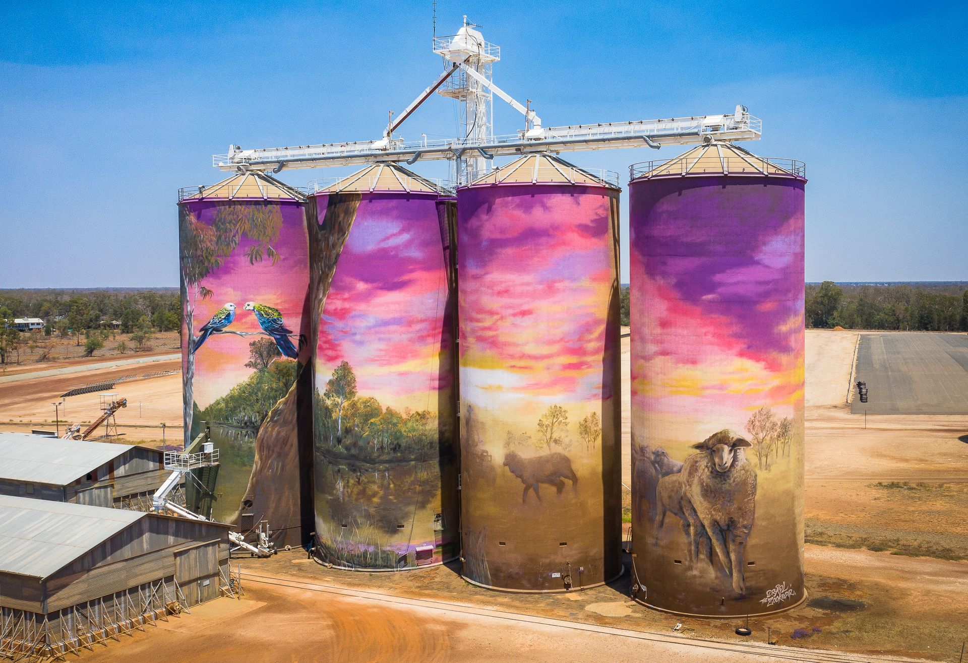 Queensland Silo Art locations