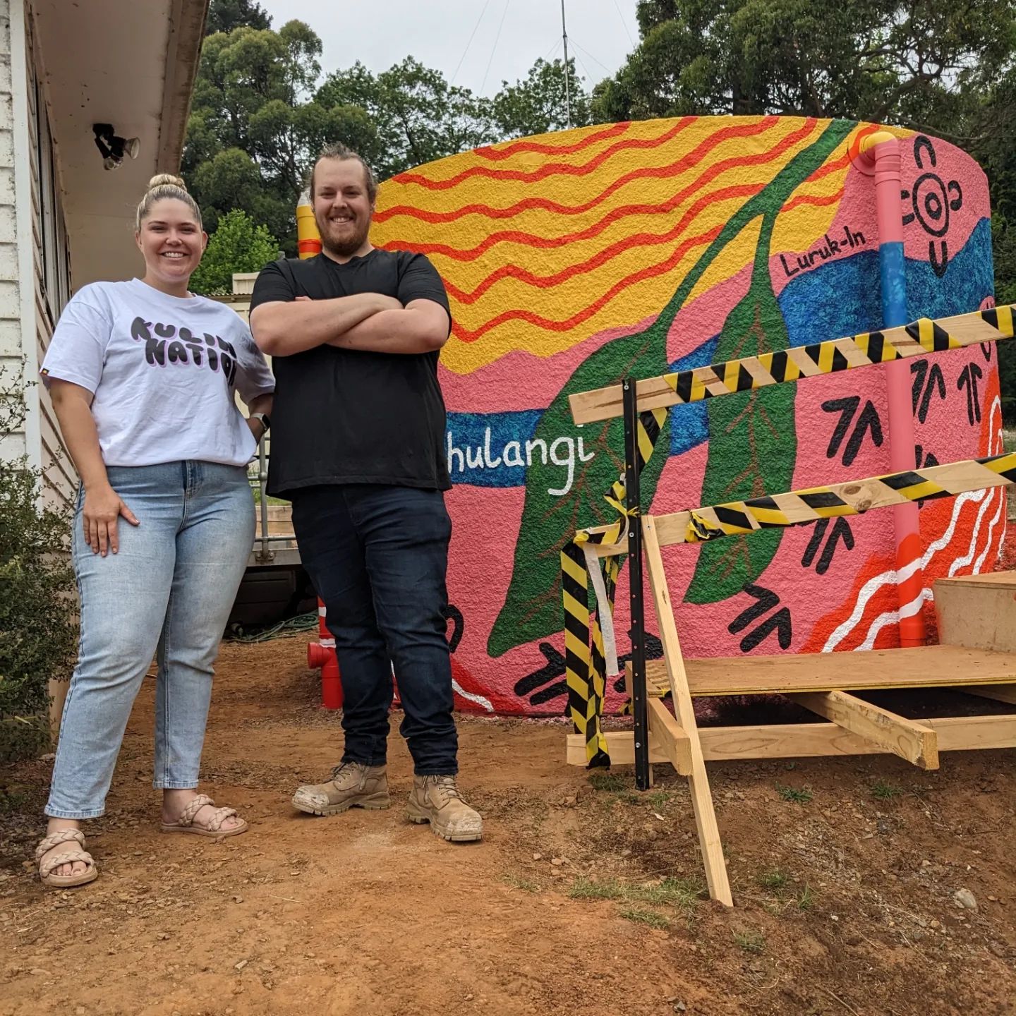Toolangi Water Tank Art