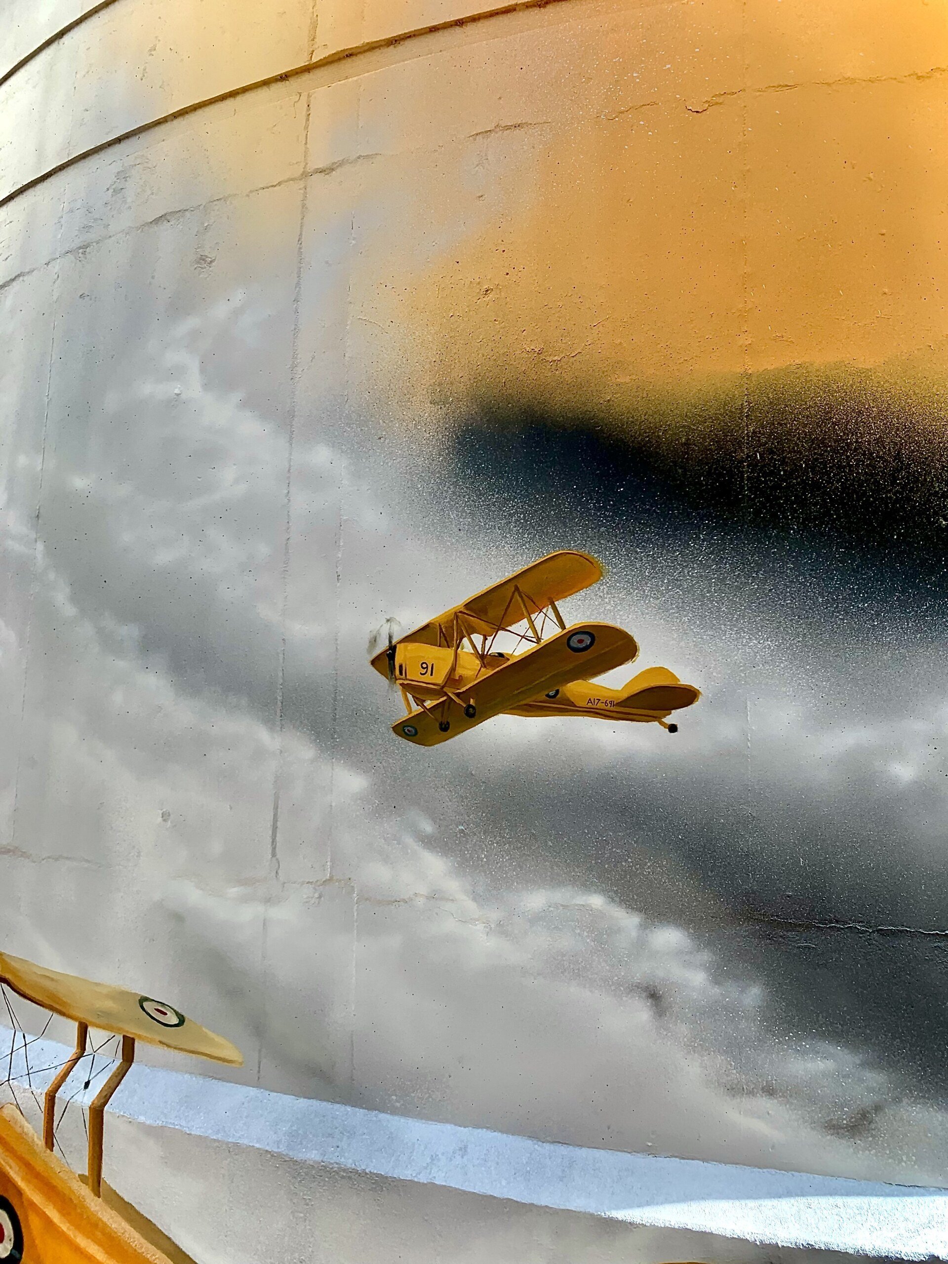 Wagga Wagga Water Tank Art RAAF Base