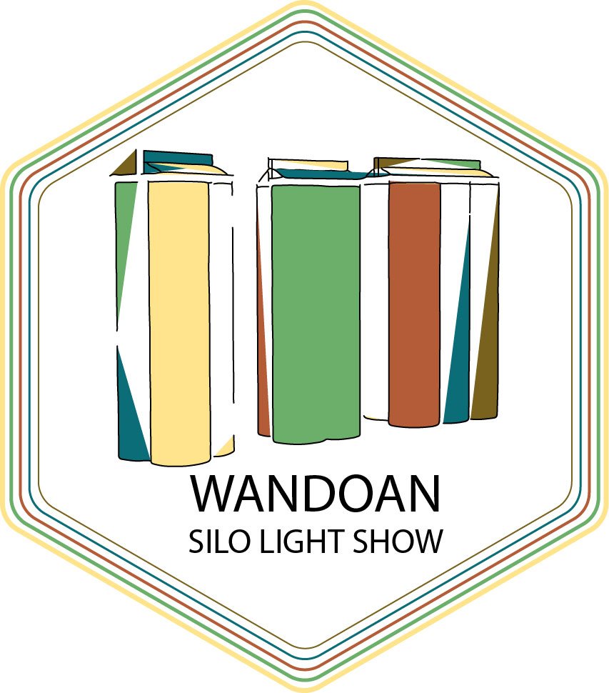 Wandoan Silo Light Show