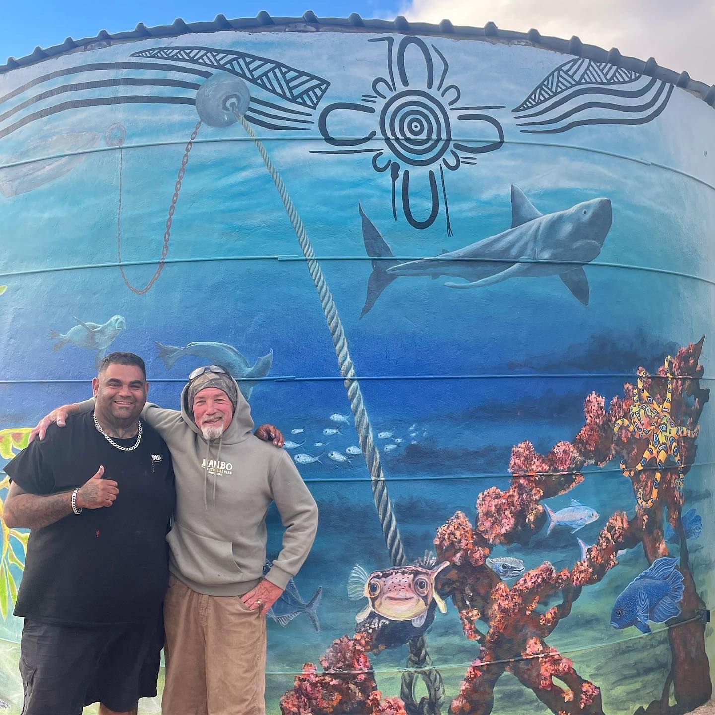 Warooka Water Tank Art, Australian Silo Art Trail