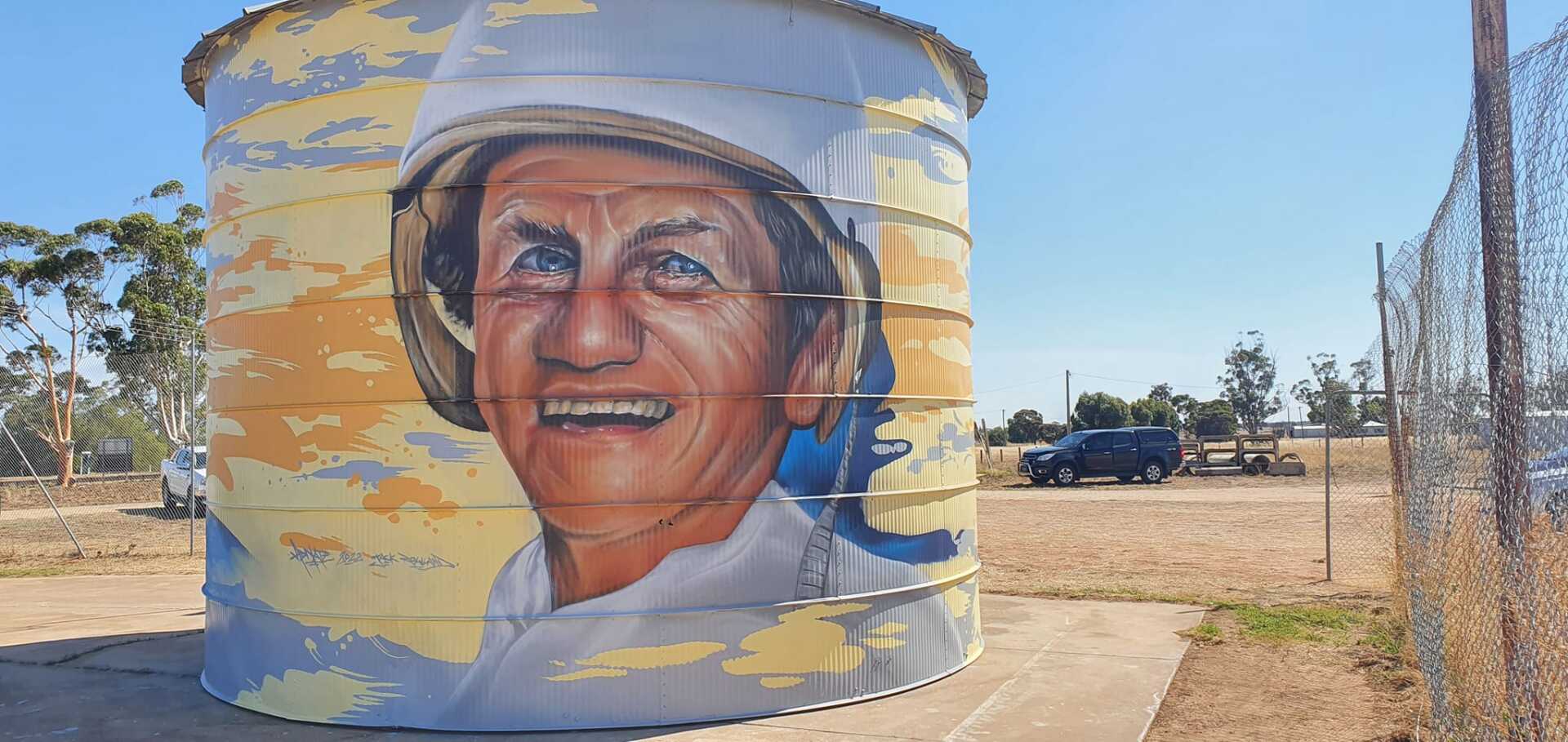 Watchem Water Tank Art, Australian Silo Art Trail