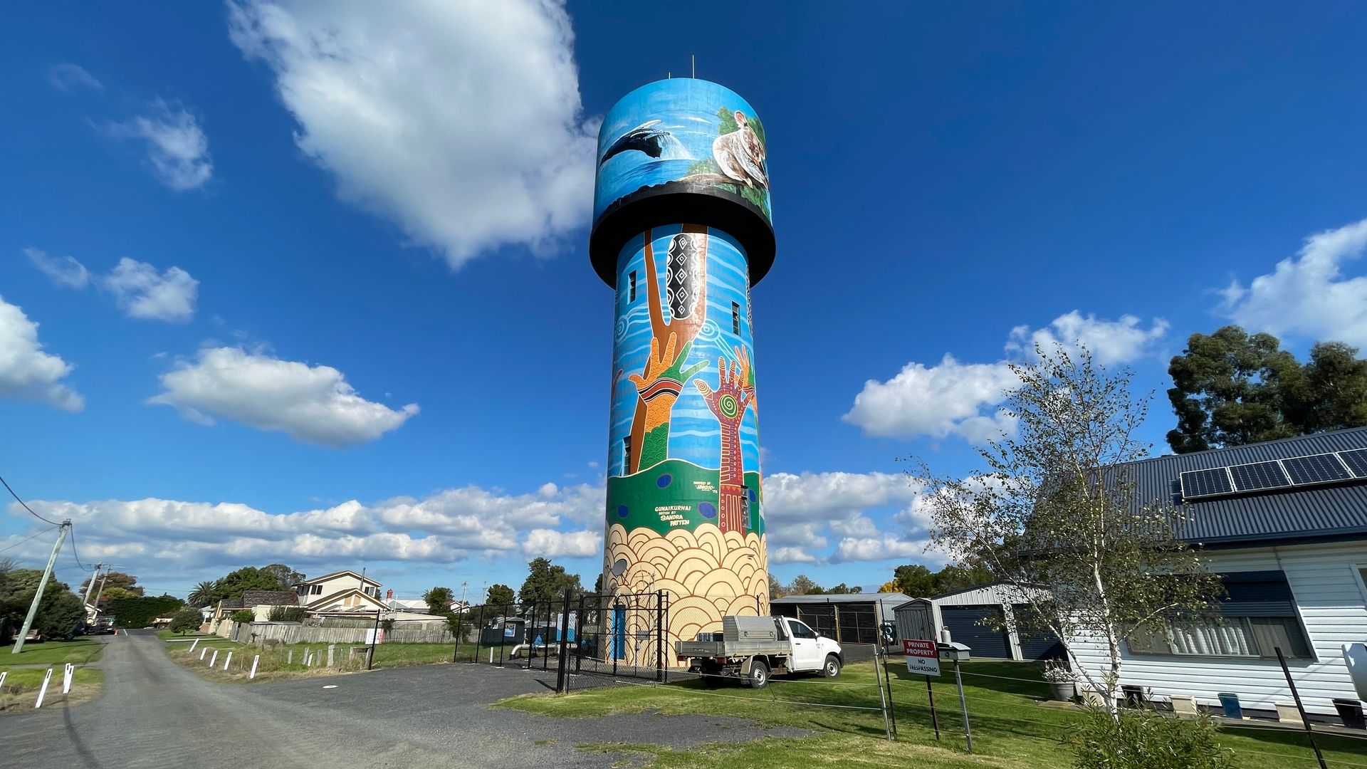 Yarram Water Tower Art