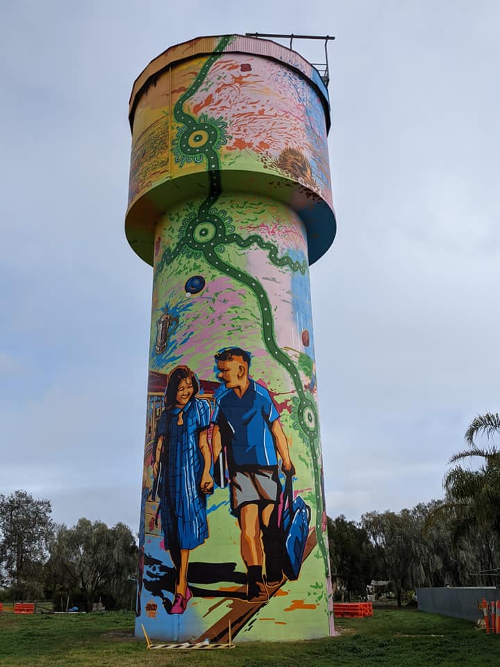 Yerong Creek Water Tower Art