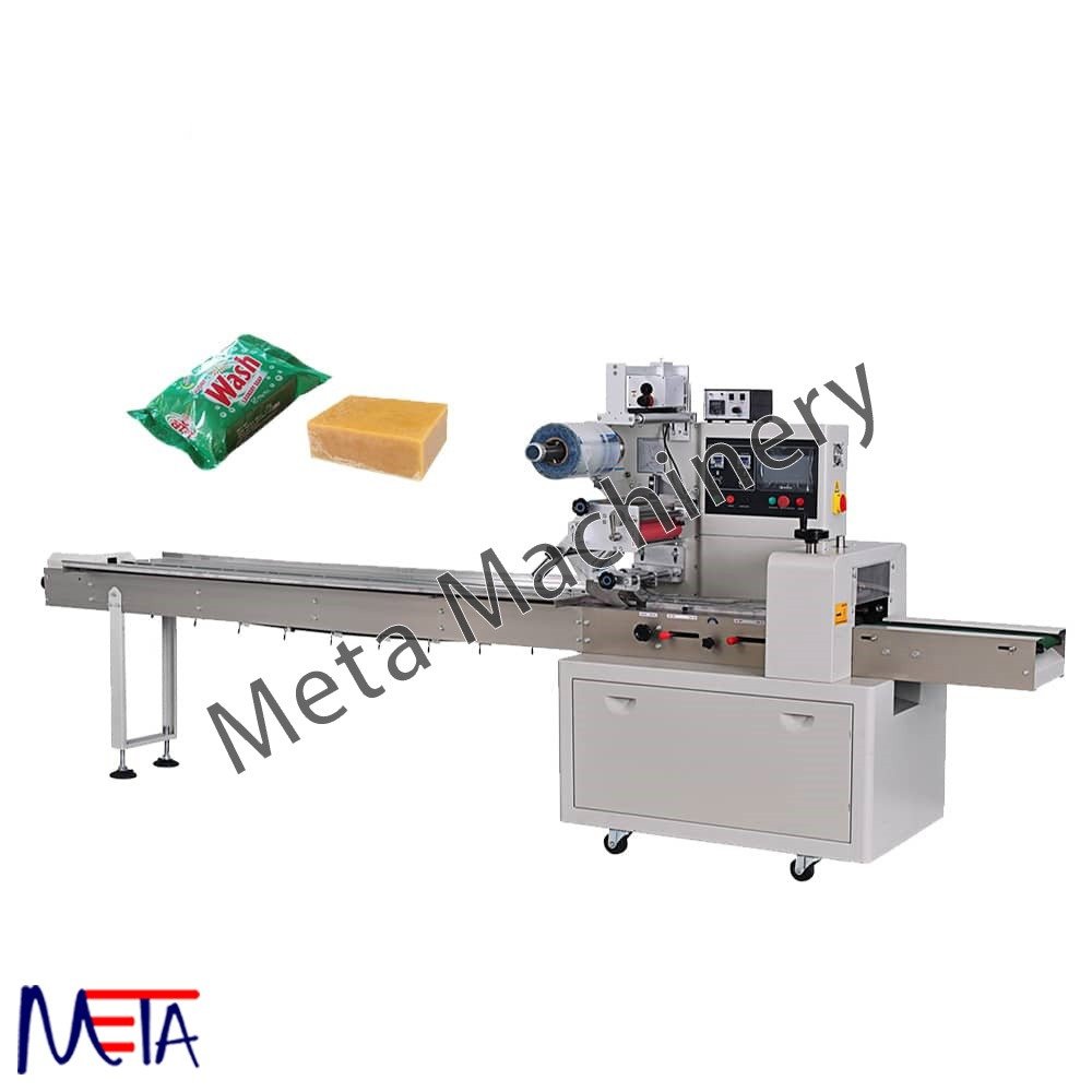 Horizontal Wrapping Flow Pack Packing Machine Malaysia -Meta Machinery