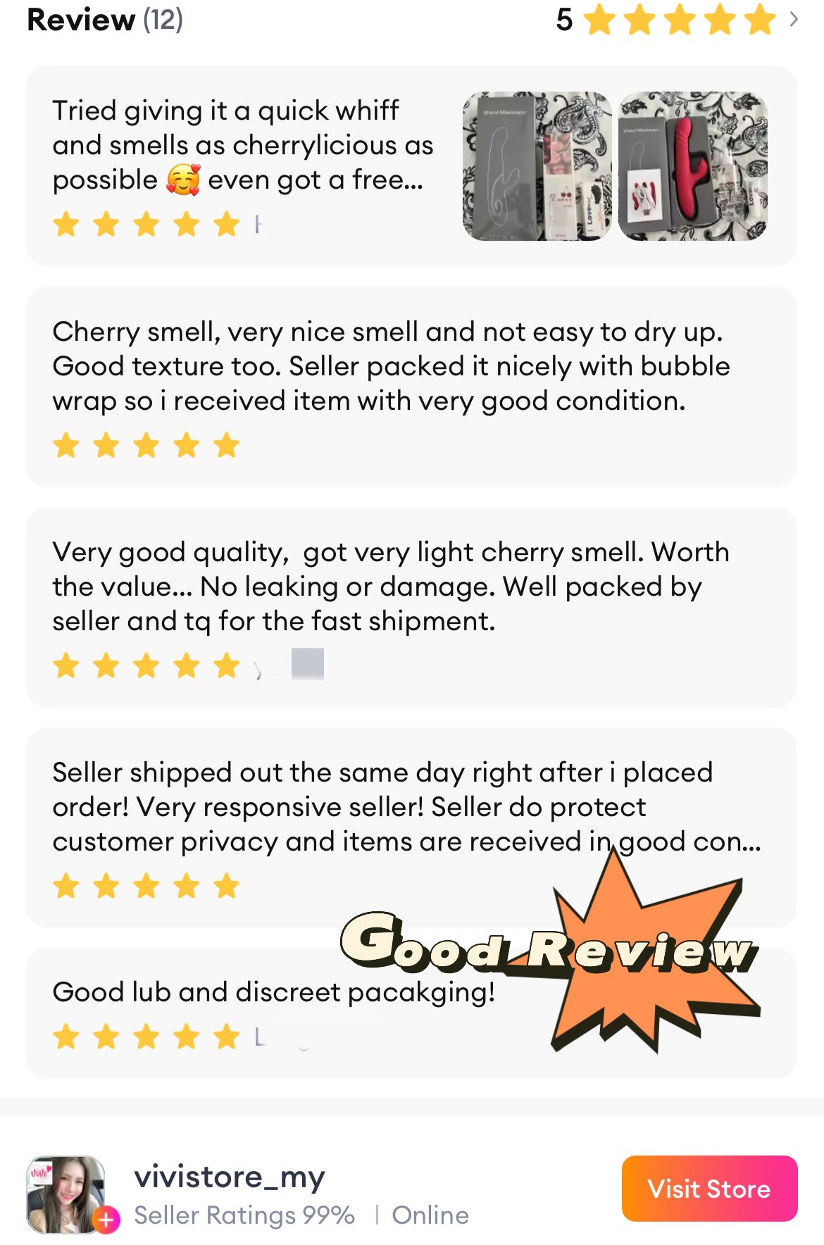 Vivi Store MizzZee Cherry 200ml Body Lubricant Malaysia