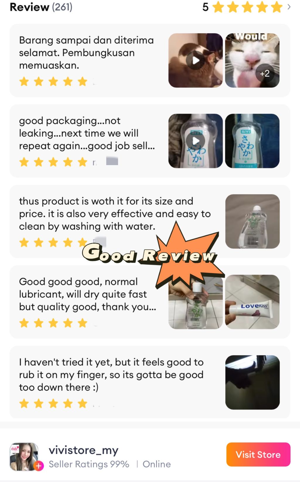 Vivi Store Siyi 215ml Sensation Body Lubricant Malaysia