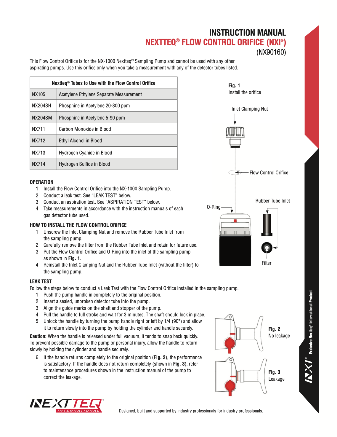 Nextteq NX-1000 Pump | Nextteq International