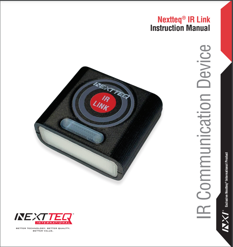 IR Link for data logging | Nextteq | Industrial Hygiene