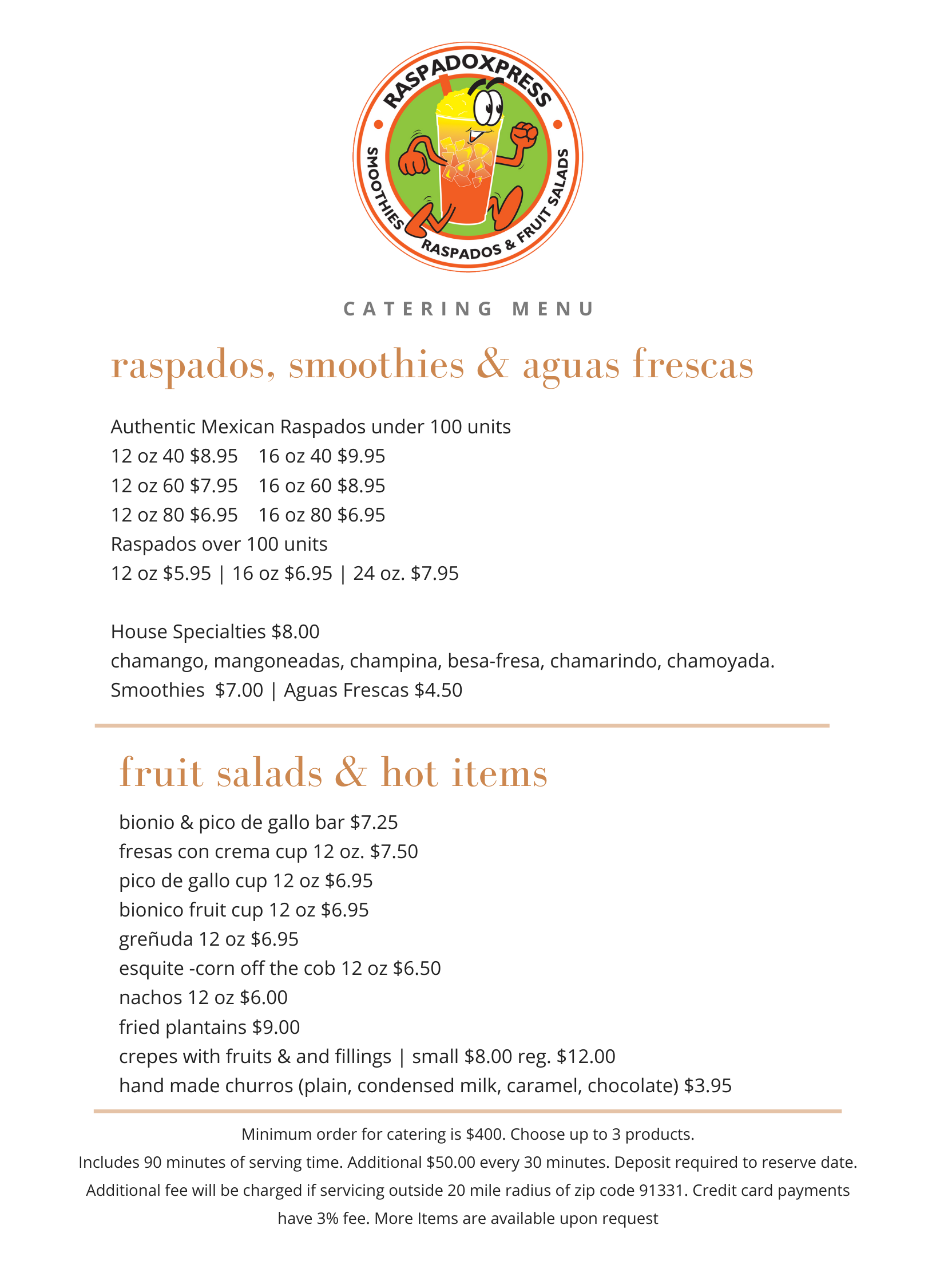 Raspado Xpress