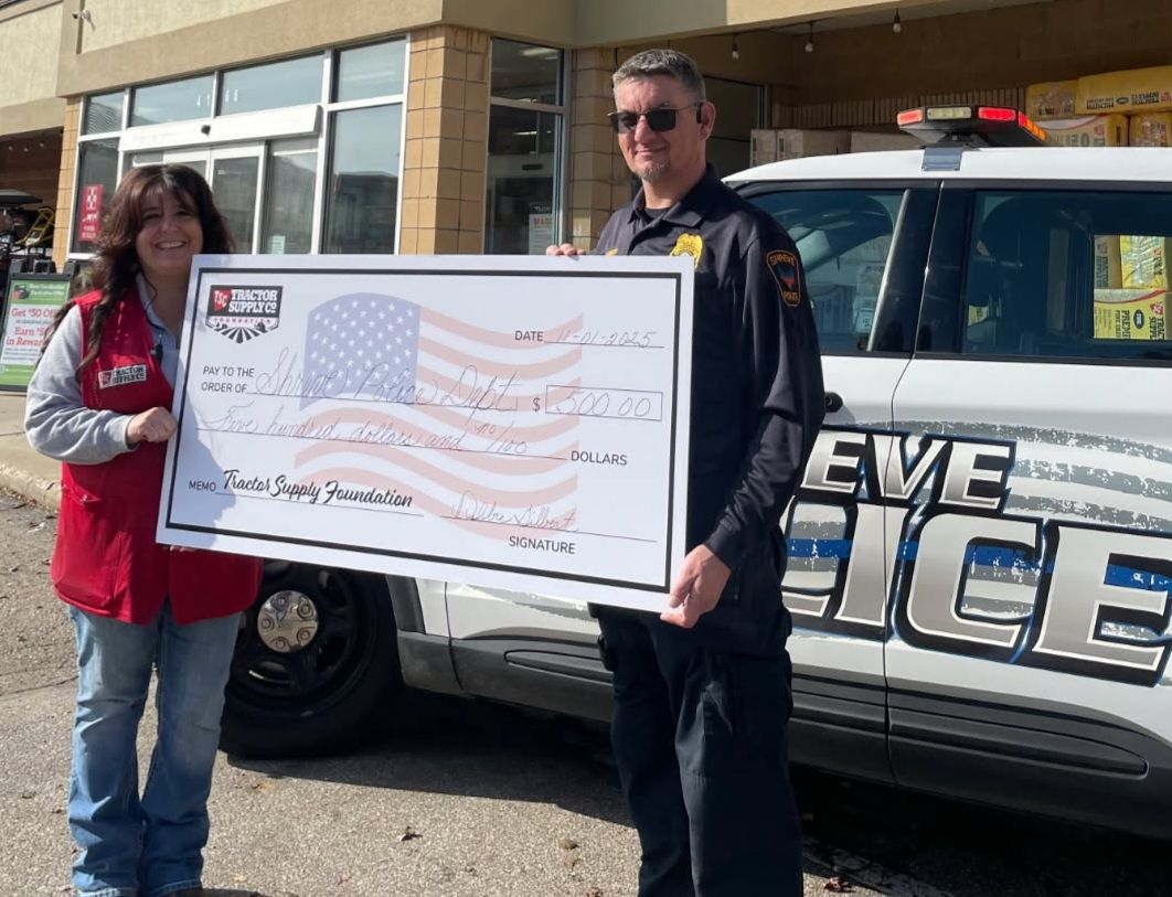 Village of Shreve Police Dept., Touch a Truck at Tractor Supply Co.