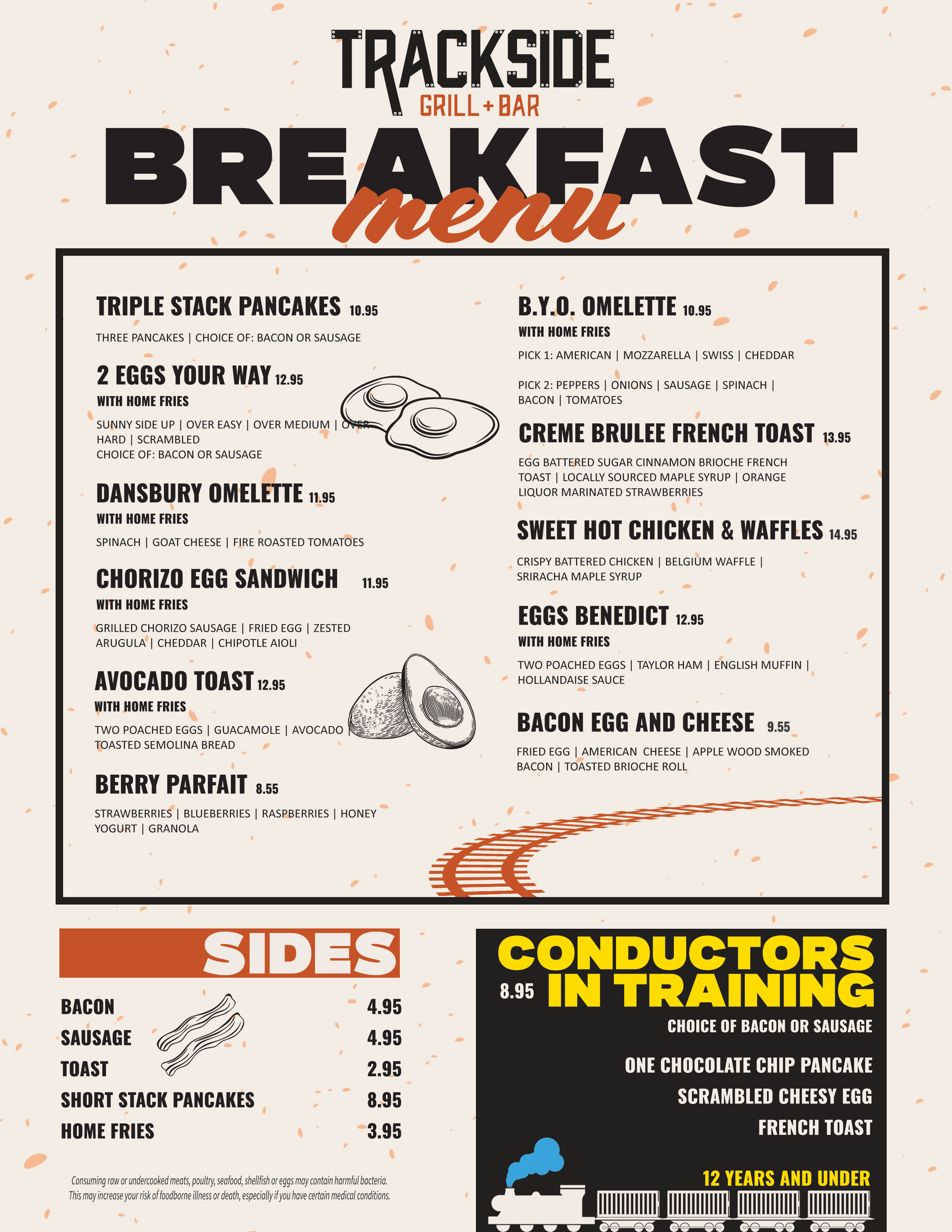 Breakfast Menu | East Stroudsburg, PA