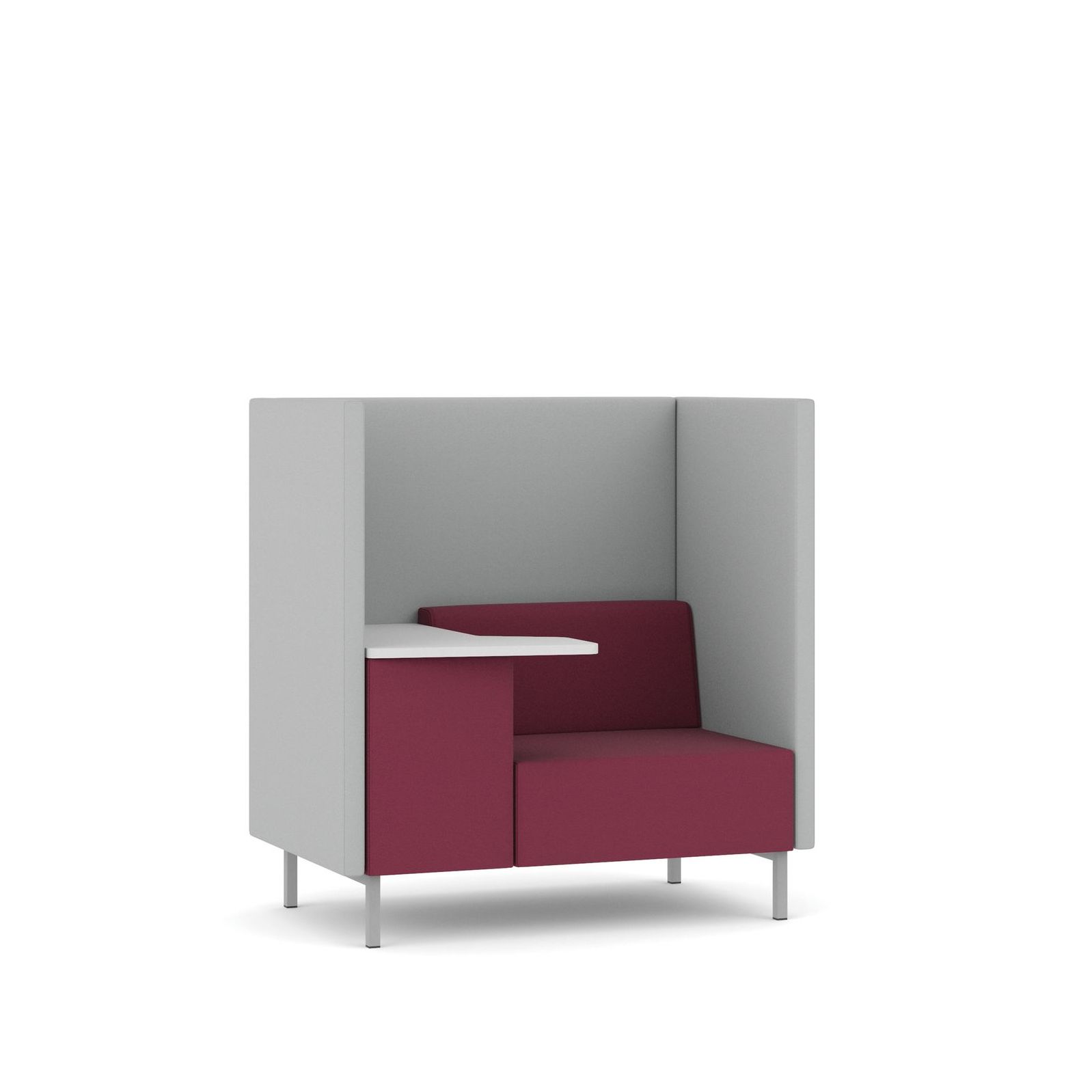 Fence booth seating and pods | Pledge
