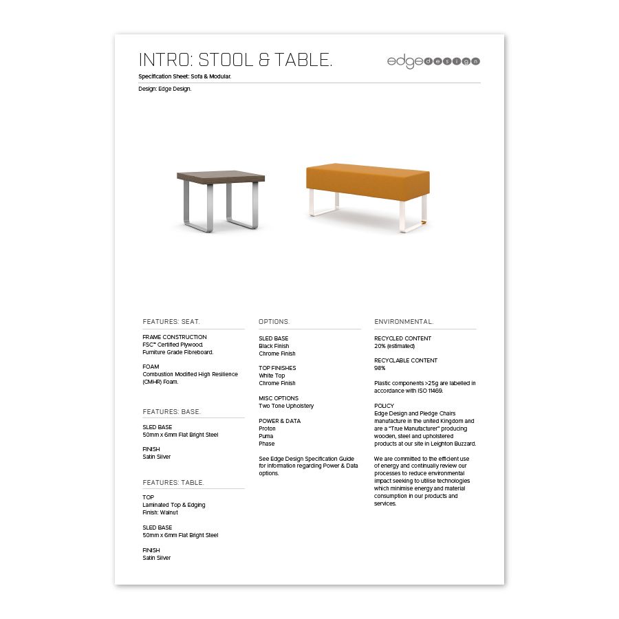 TUB & LOUNGE SEATING