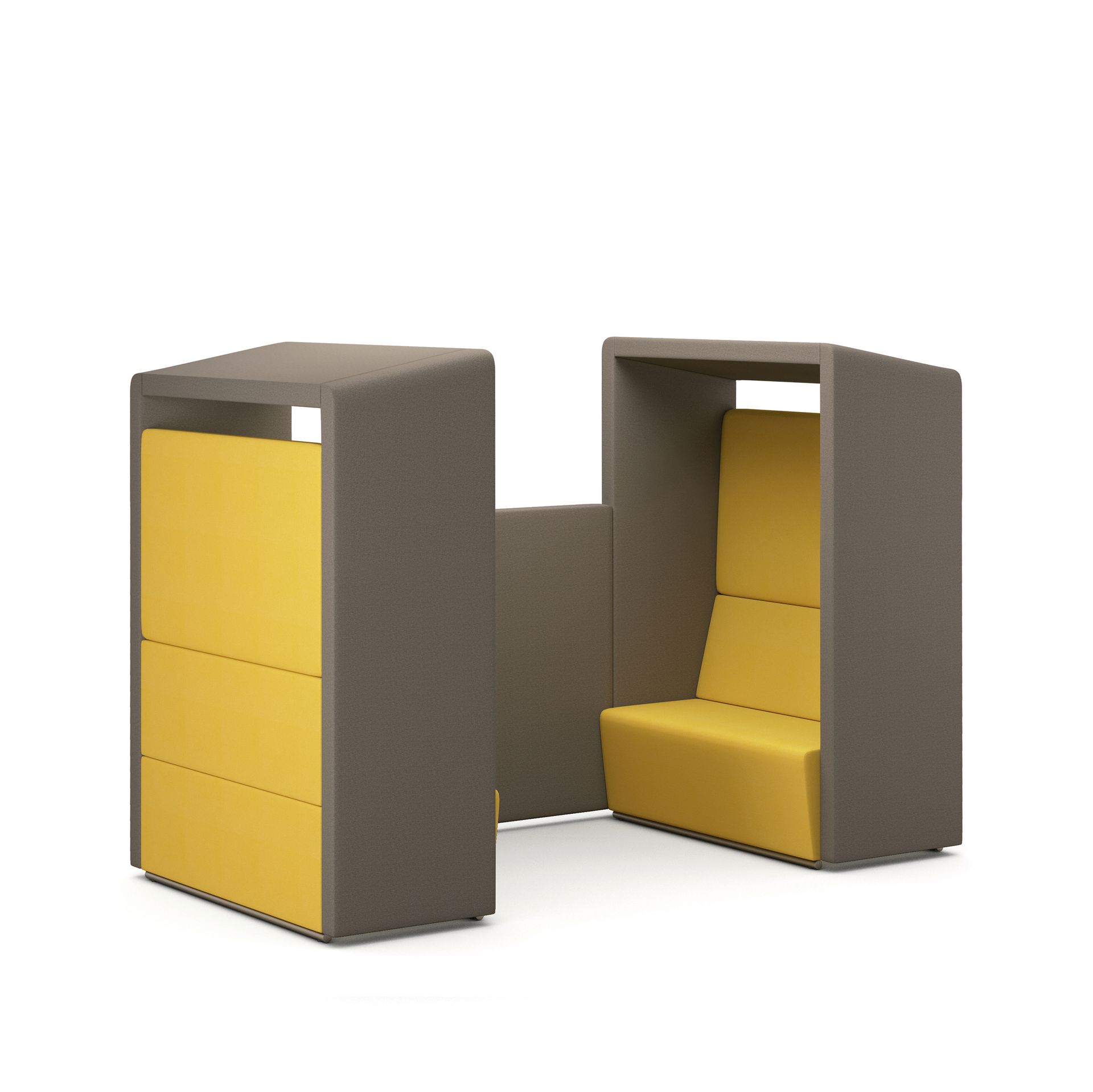 Fifteen booth seating and pods | Pledge