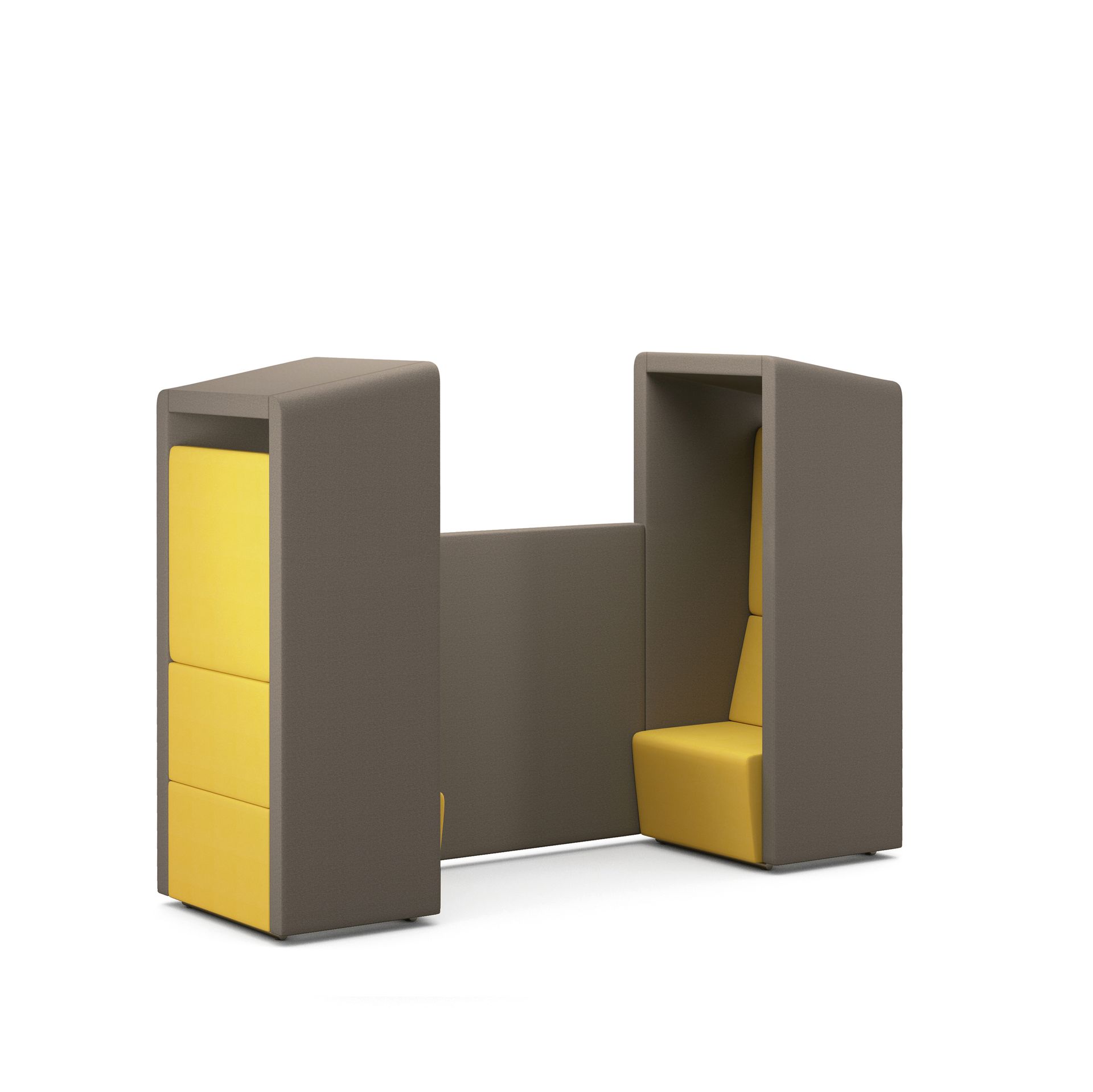 Fifteen booth seating and pods | Pledge