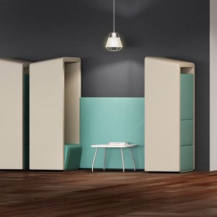Fifteen booth seating and pods | Pledge
