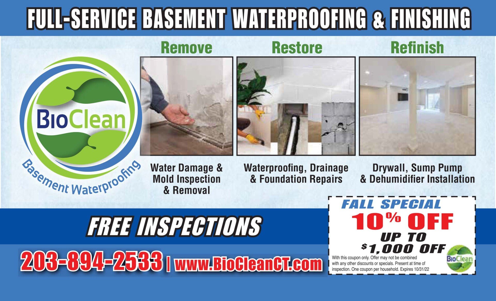 BioClean CT: Connecticut's Mold Removal & Remediation Professionals