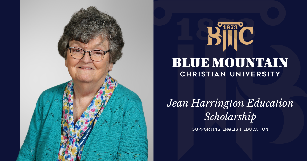 BLUE MOUNTAIN CHRISTIAN UNIVERSITY CELEBRATES NEW SCHOLARSHIP HONORING ...
