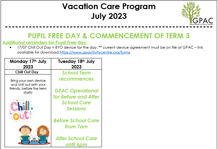 Vacation Care Grays Point