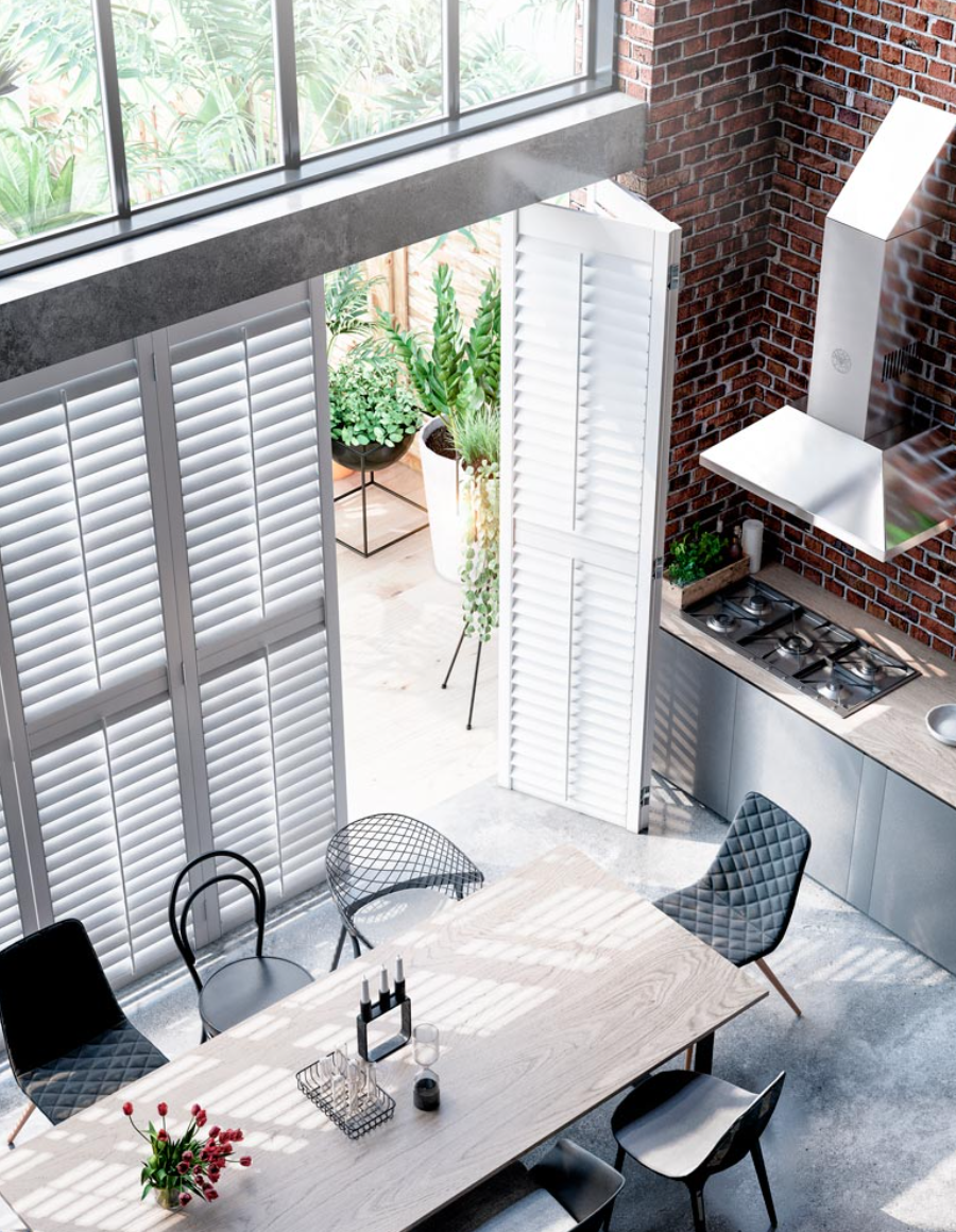 Infinity shutters and blinds