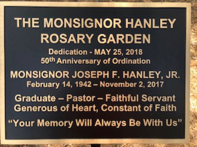 In Memory of Msgr. Joseph F. Hanley, Jr.