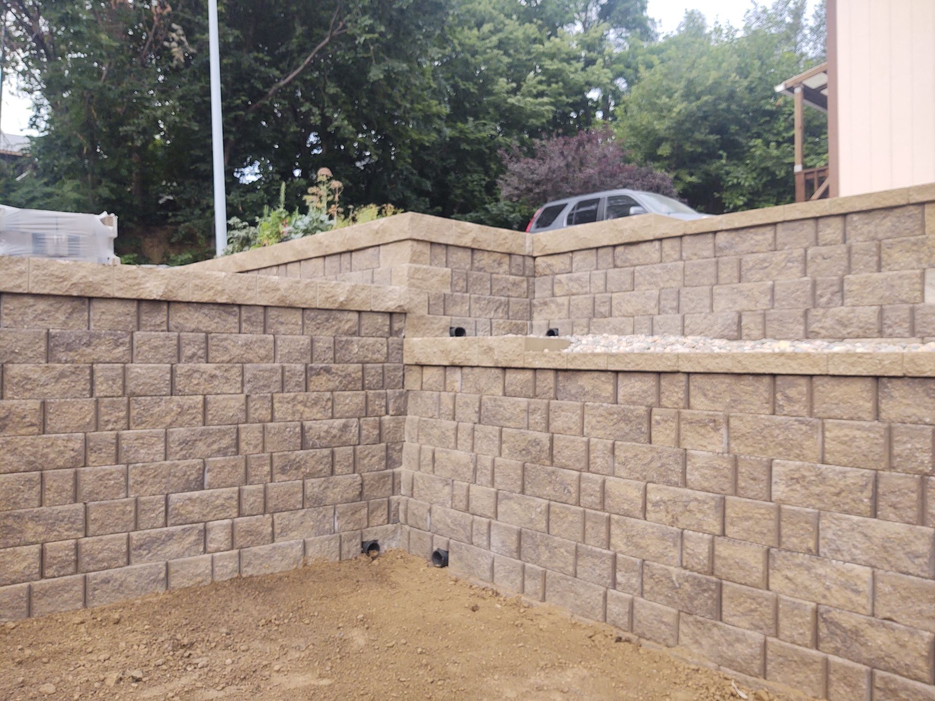 Completed Hardscaping | Omaha, NE | Jensen Retaining Walls