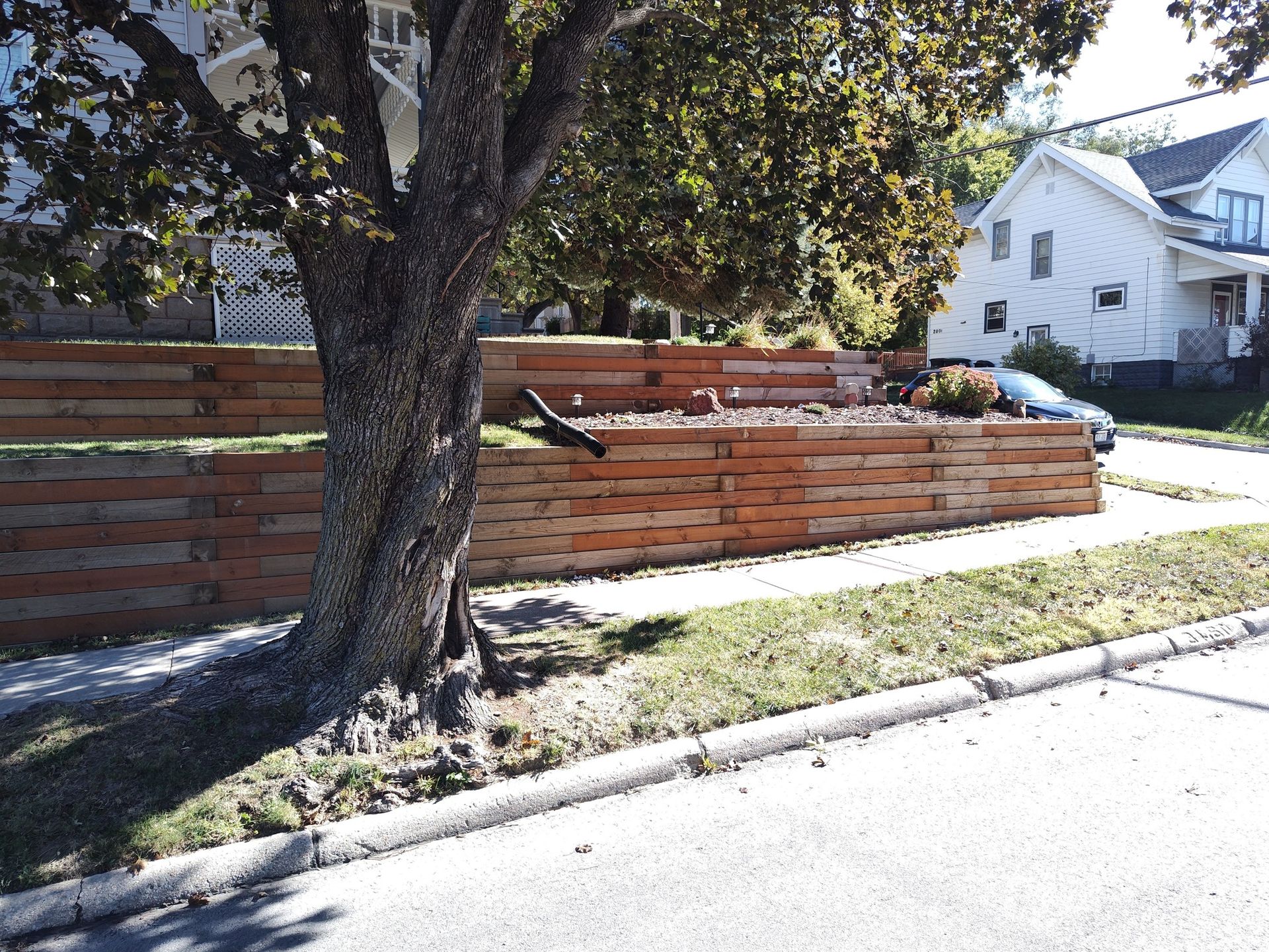 Wooden Retaining Walls | Omaha, NE | Jensen Retaining Walls