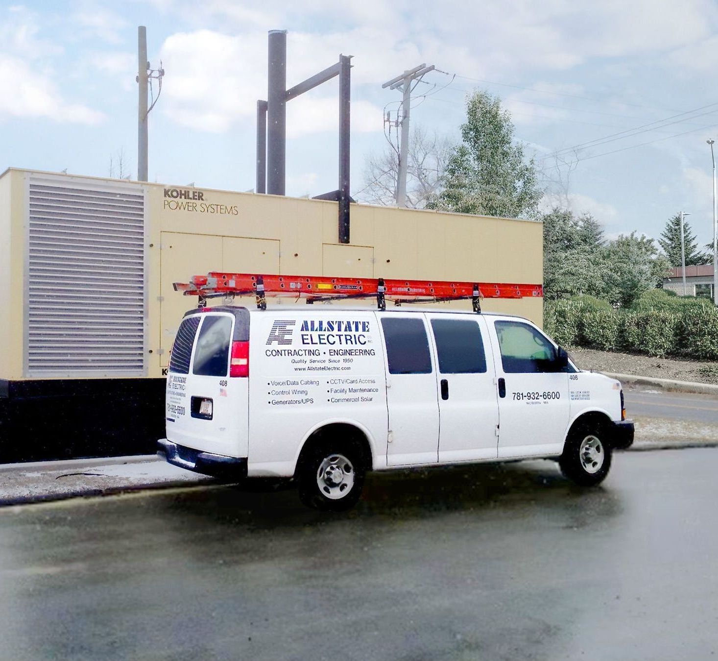 Electrical services for commercial and industrial clients.