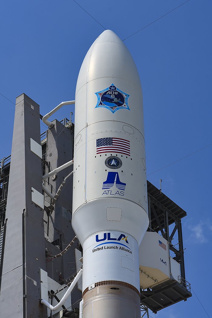 Atlas V launches AEHF-6 photos