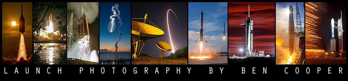 Ben Cooper Rocket Launch Photography - SpaceX, ULA, NASA photos