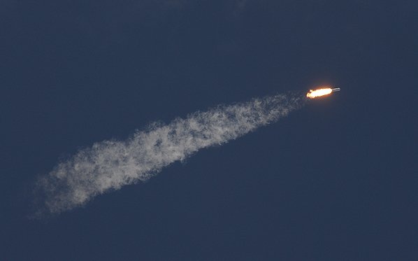 Falcon 9 first launch photos