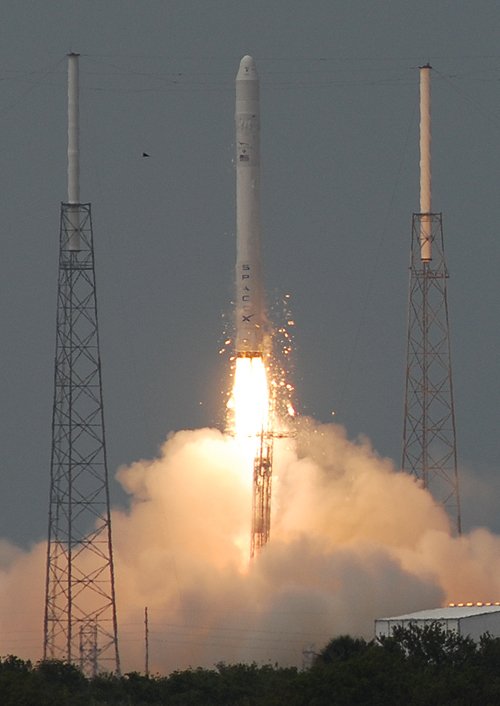 Falcon 9 first launch photos