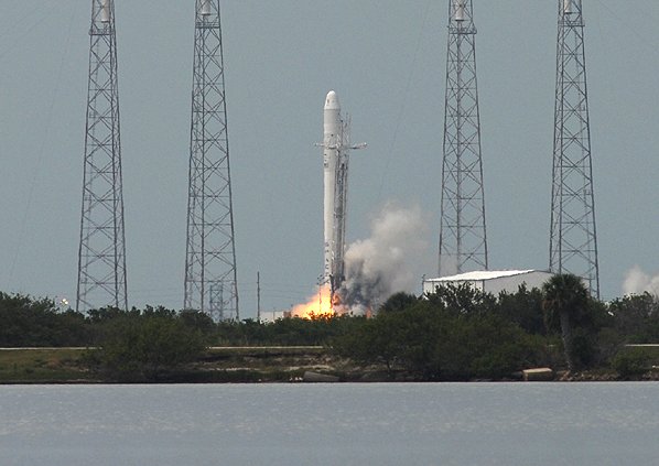 Falcon 9 first launch photos