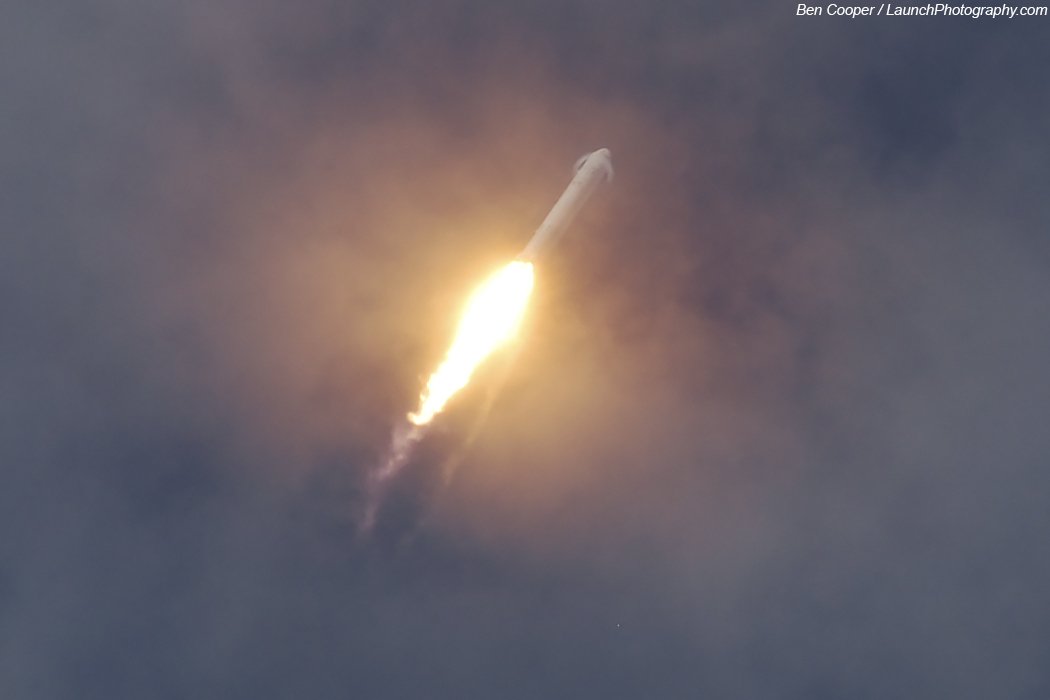 Falcon 9 first launch photos