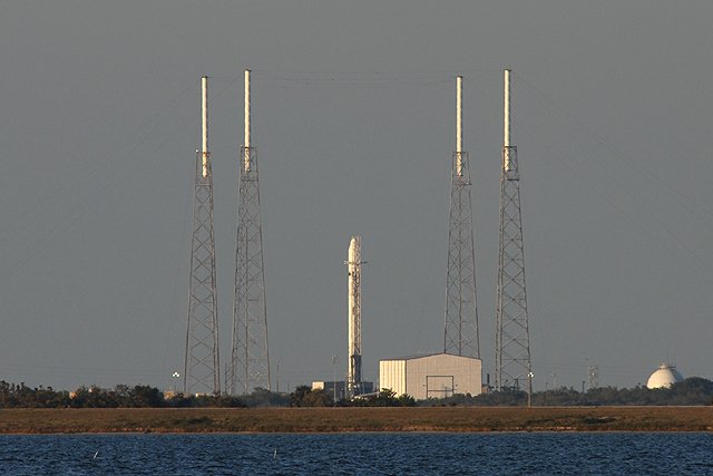 Falcon 9 first launch photos