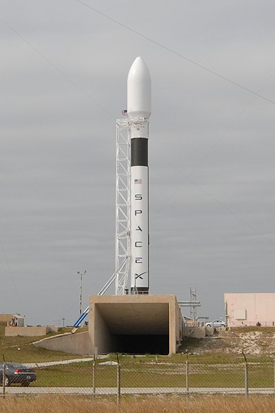 Falcon 9 first launch photos