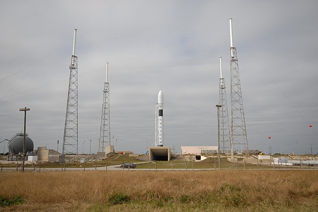 Falcon 9 first launch photos